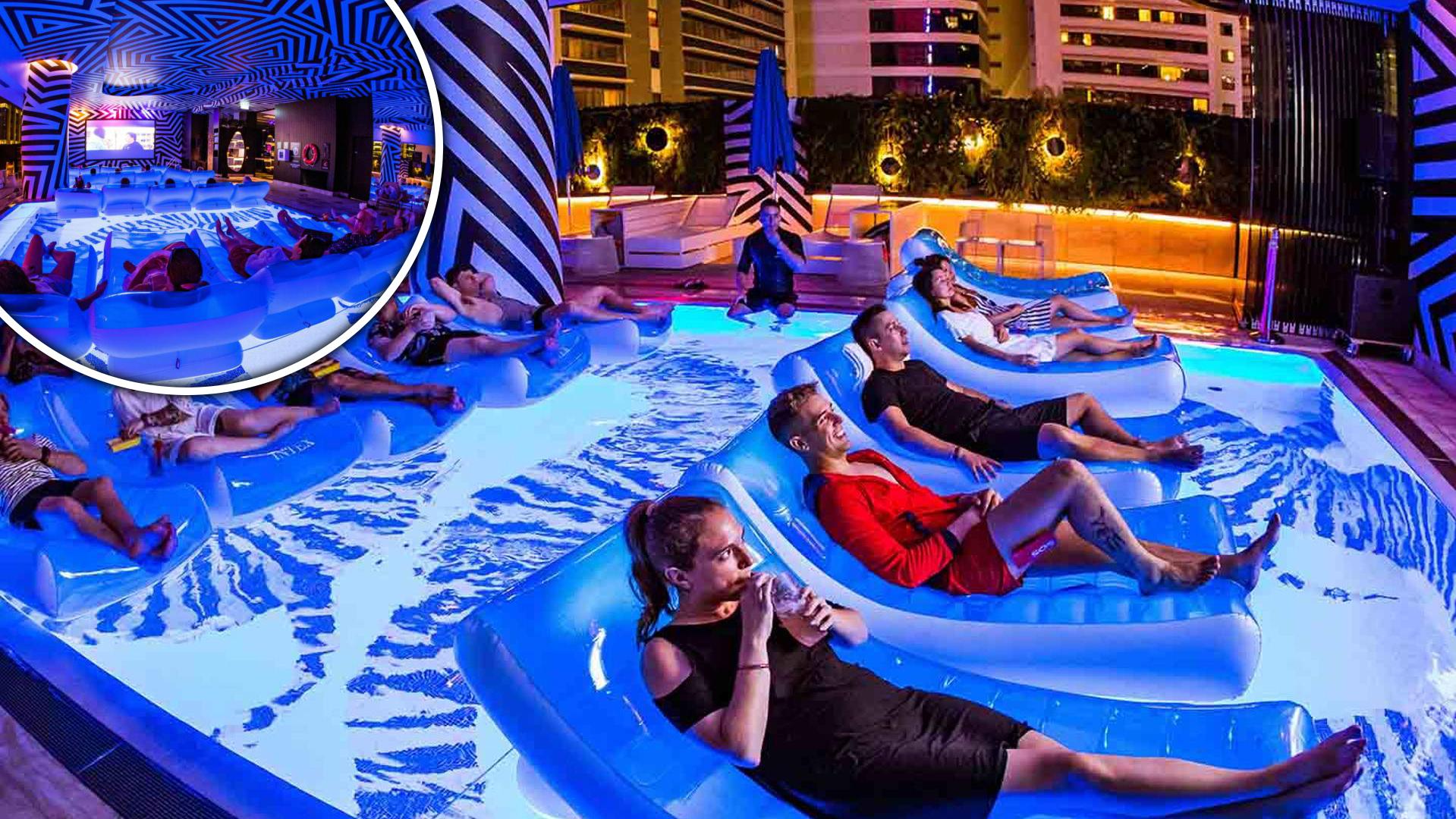 This Brisbane Rooftop Pool Cinema Will Have You Wet On V-Day