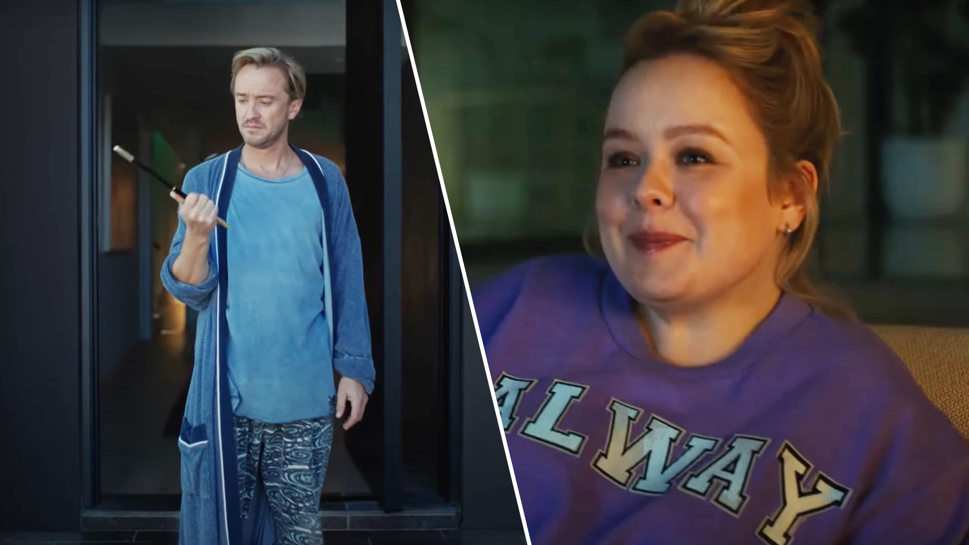 Tom Felton & Nicola Coughlan Star In The Latest Wild Uber Eats Ad